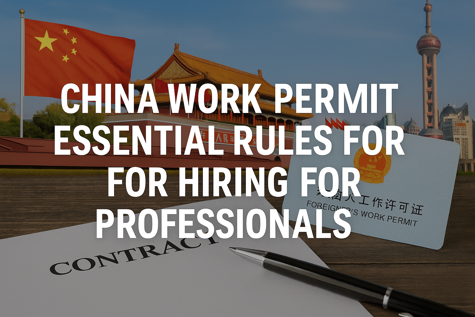 China Work Permit: Essential Rules for Hiring Foreign Professionals ...