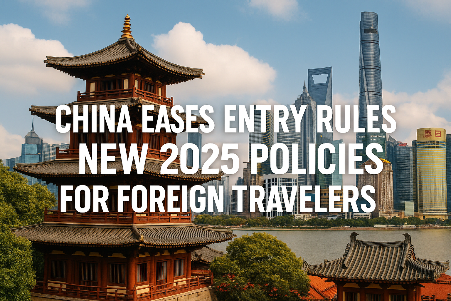 China Eases Entry Rules: New 2025 Policies for Foreign Travelers China ...